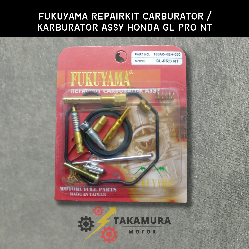Jual Fukuyama Repairkit Carburator / Karburator Assy Honda GL-Pro NT ...