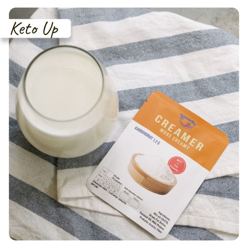Jual Creamer Keto MCT Fat Powder Diabetic Friendly Low Calorie 1 sachet ...