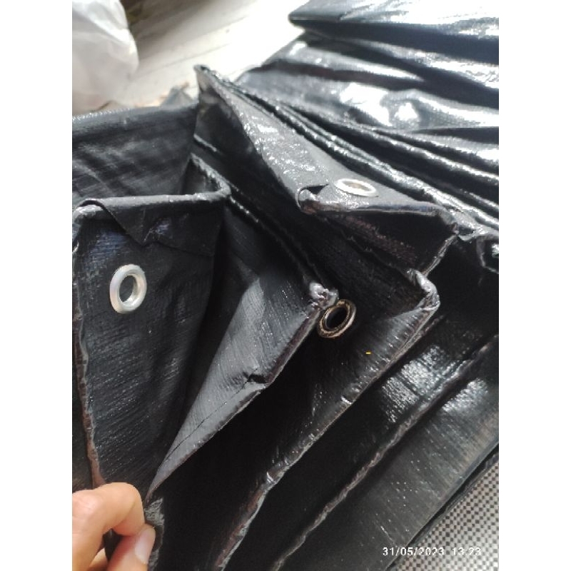 Jual Terpal Korea A15 Hitam Ukuran Custom Kuat Tebal 2x3 3x4 4x5 4x6 ...