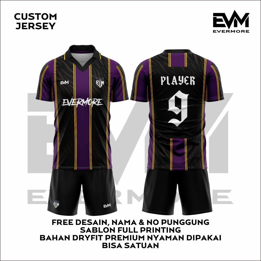 Jual Jersey RETRO KIT RADIANCE Futsal / Sepak Bola Full Printing Free ...