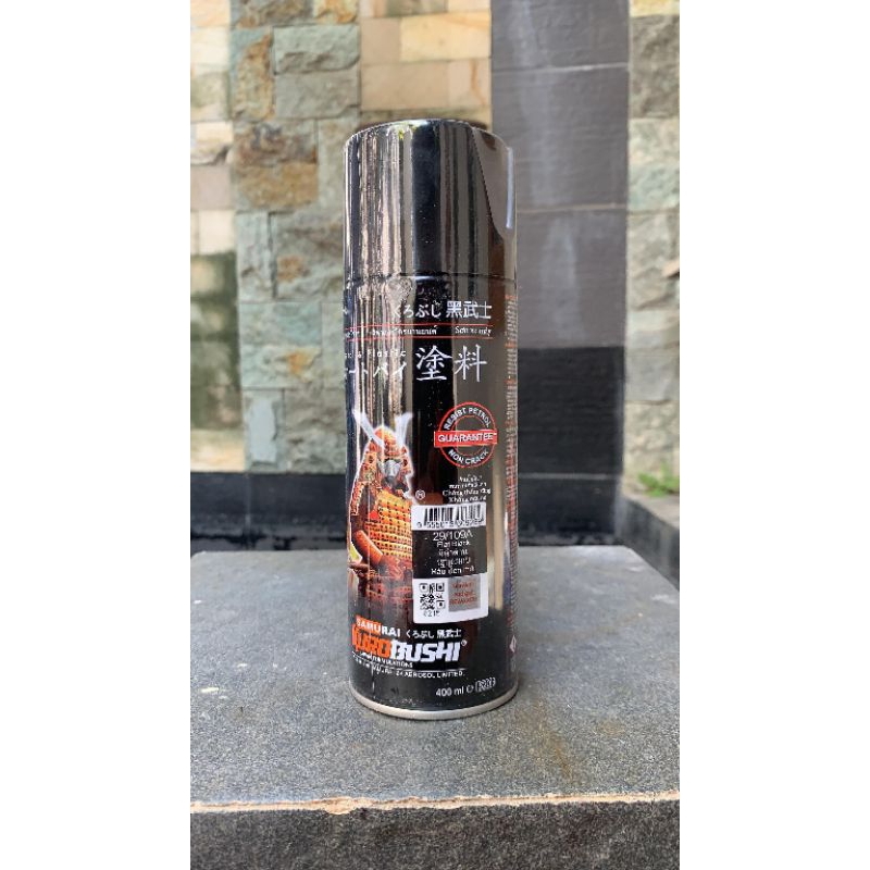 Jual Cat semprot pylok pylox Samurai Paint Standard colour #109a flat black ( isi 400ml & warna ...