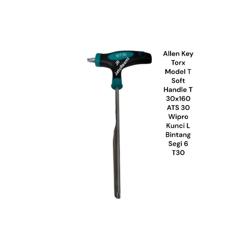 Jual Allen Key Torx Model T Soft Handle T 30x160 ATS 30 Wipro Kunci L ...