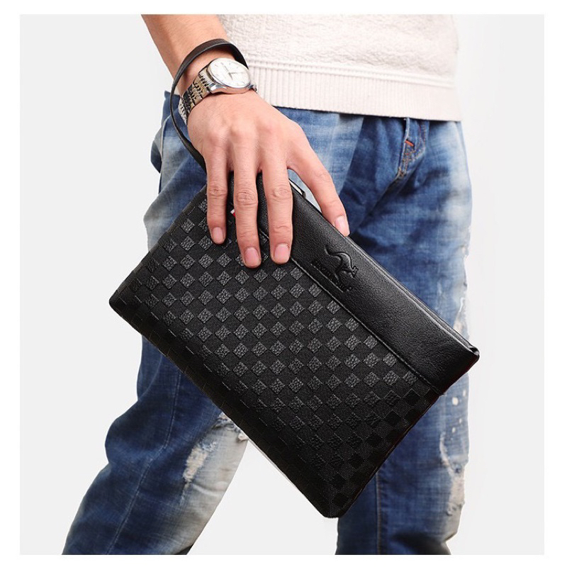 Jual [BISA COD] TAS CLUTCH HANDBAG TANGAN ORIGINAL KULIT BERKUALITAS ...