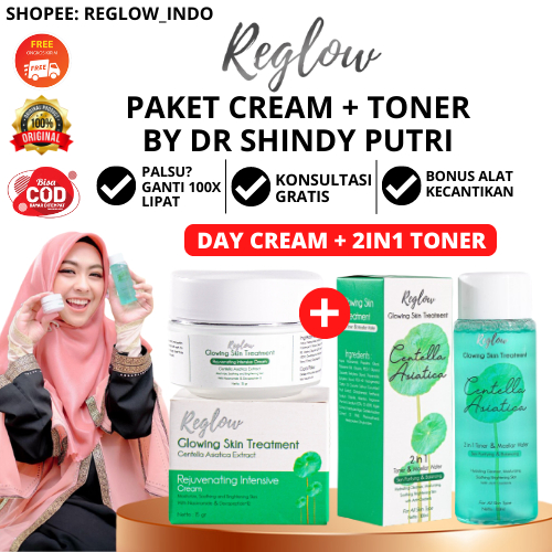 Jual REGLOW 3PCS Paket Skincare dr Sindy Perawatan Wajah Glowing ...
