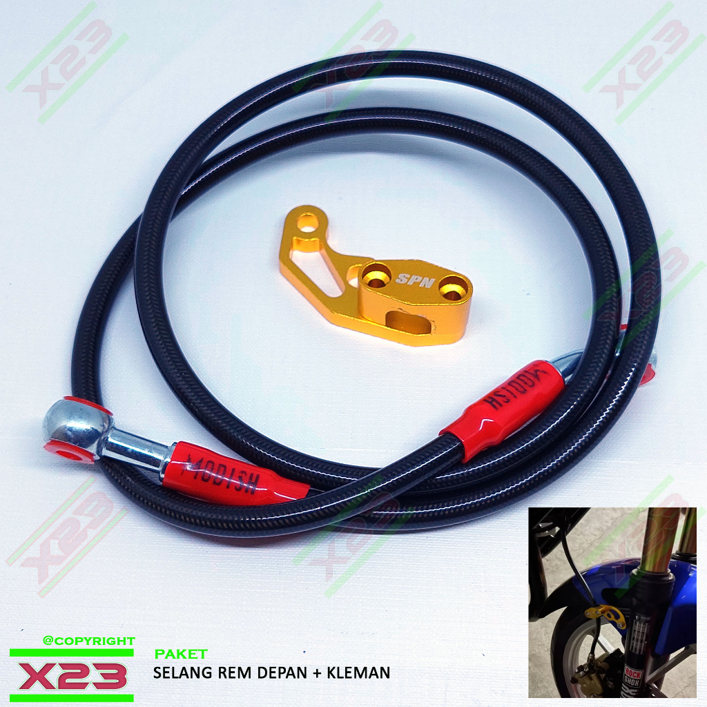 Jual SELANG REM BLACK KARBON / SELANG CAKRAM VARIASI UNIVERSAL | Shopee ...