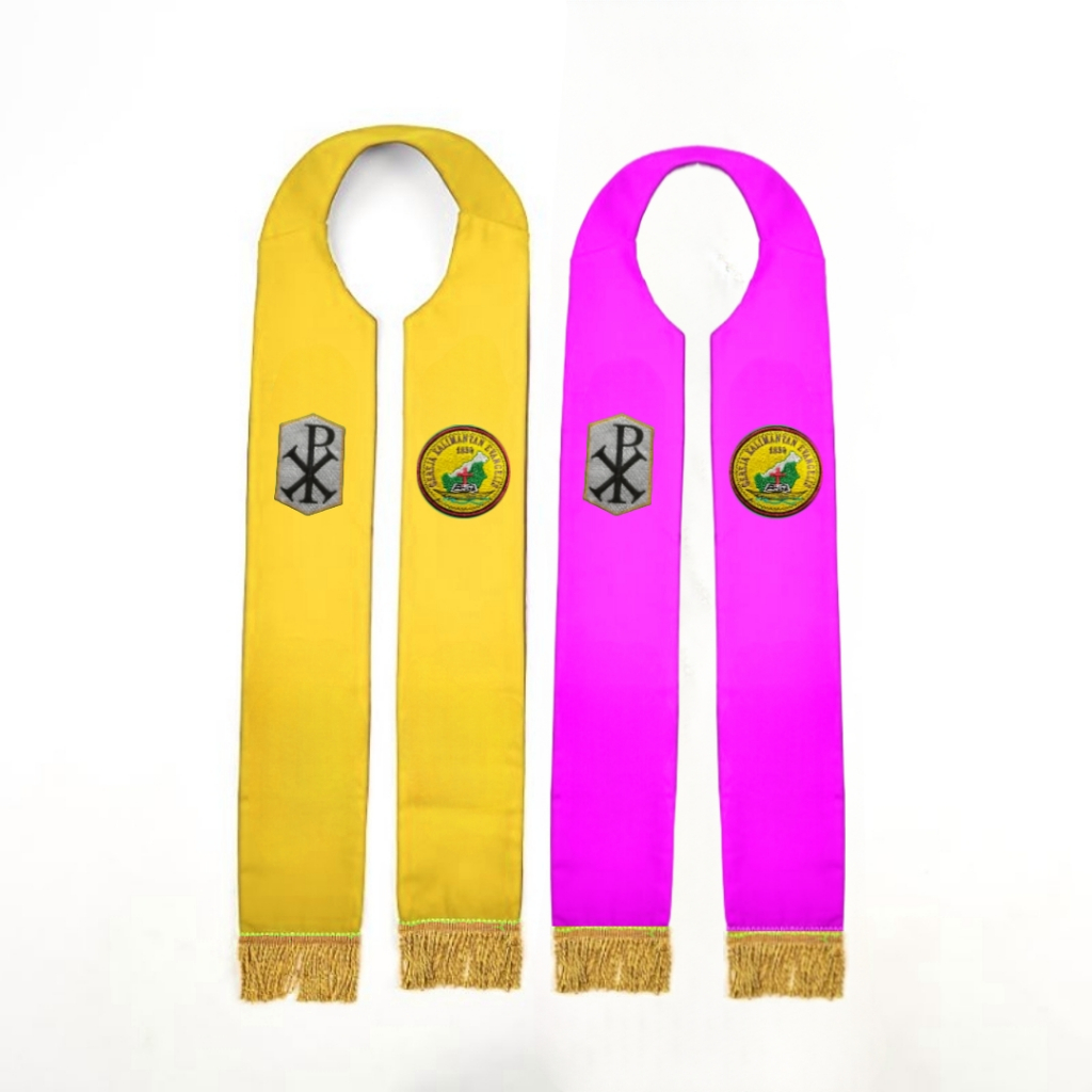 Jual Miracle - Stola Gereja - Bolak-balik Pink Kuning - Jos Miracle ...