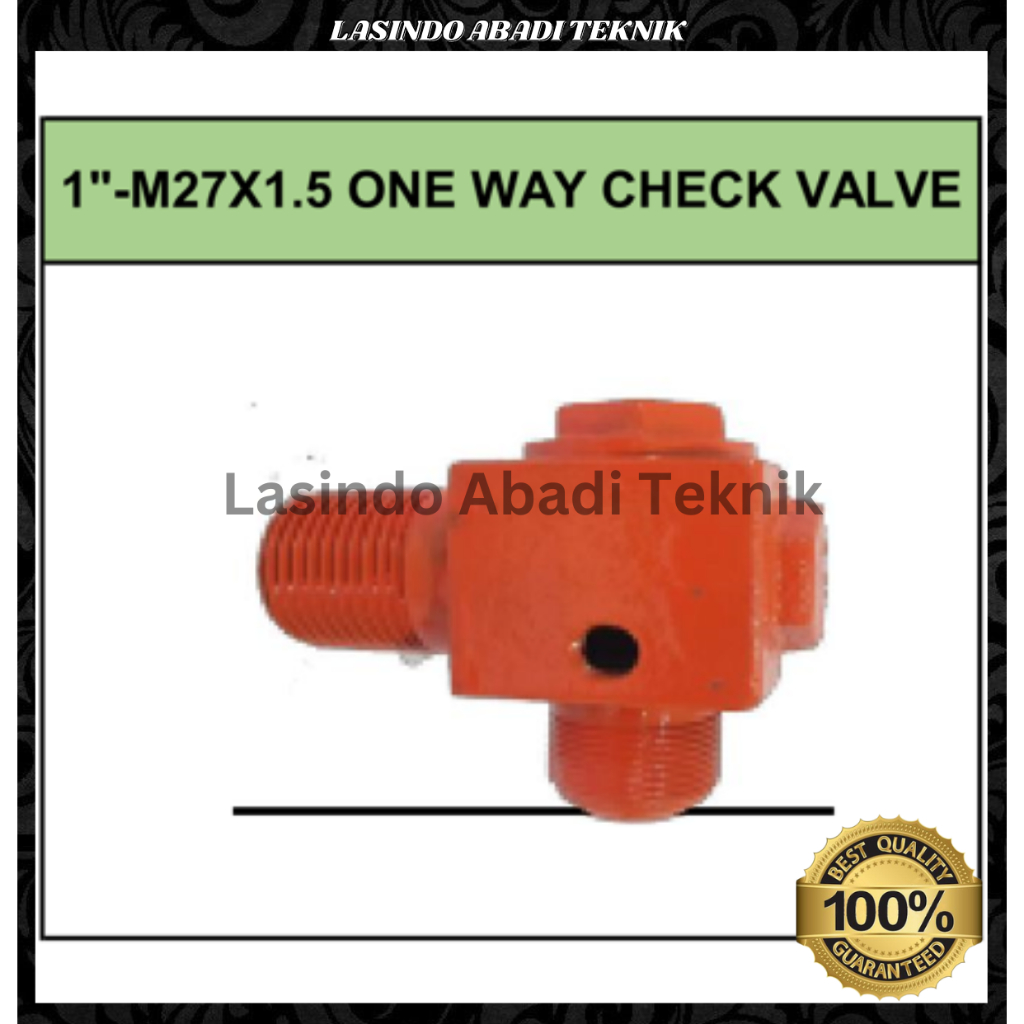 Jual 1"-M27*1.5 one way check valve kompresor angin | Shopee Indonesia