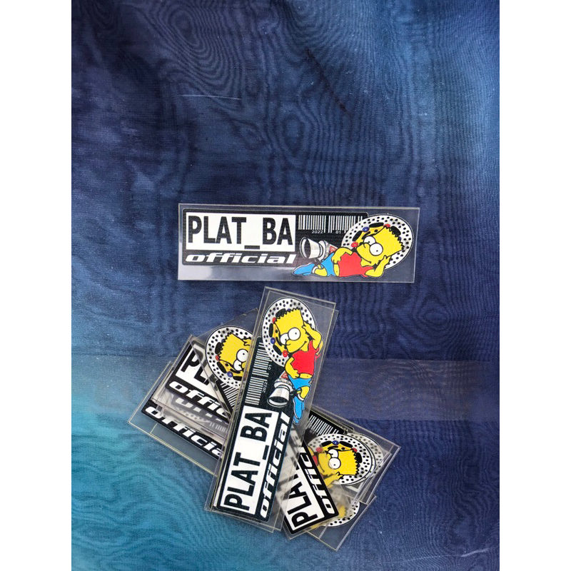 Jual stiker plat ba official | Shopee Indonesia