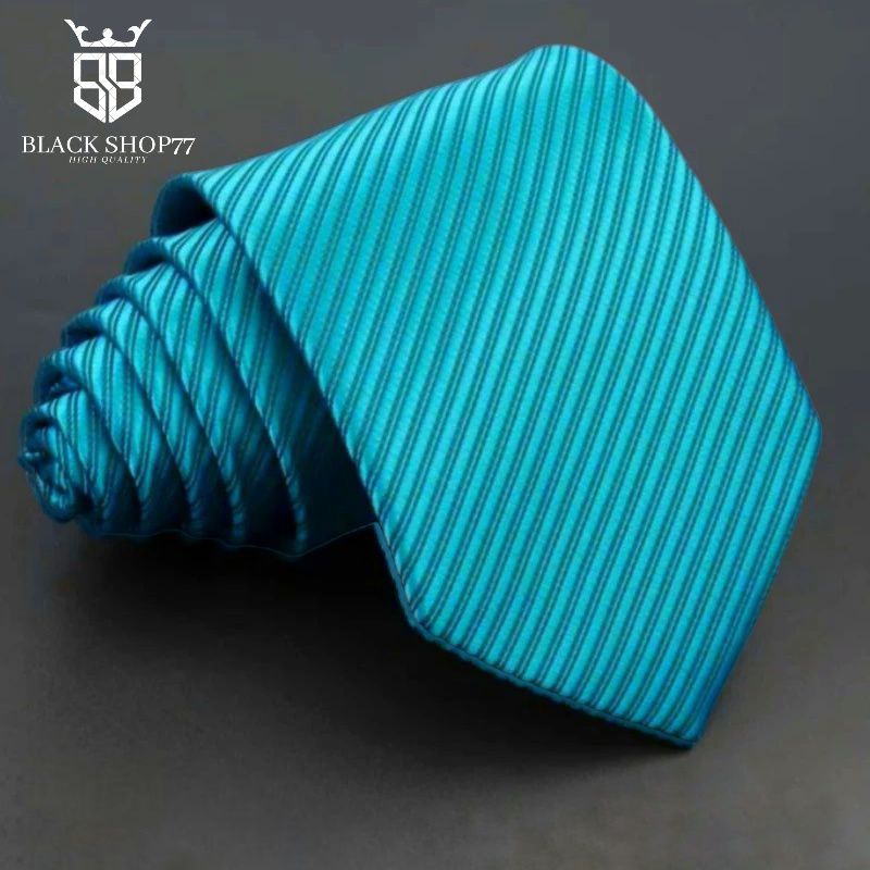 Jual Dasi Pria Dasi Panjang Dasi Motif Salur Biru City/Biru Muda 3 ...