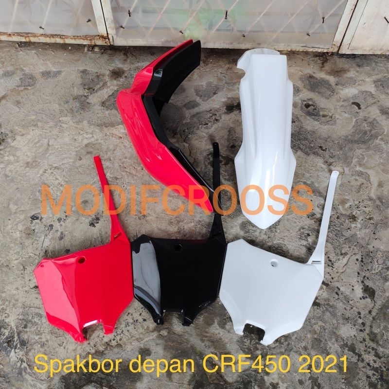 Jual Spakbor Crf Papan Nomor crf 450 Spakbor Depan CRF 450 Tahun 2021 Slebor Depan CRF 250 Tahun ...