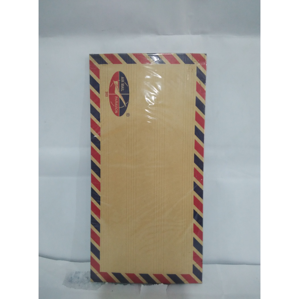 Jual Amplop Coklat Tebal Air mail Tanpa Tali 303 (12 x 24 cm) | Shopee ...