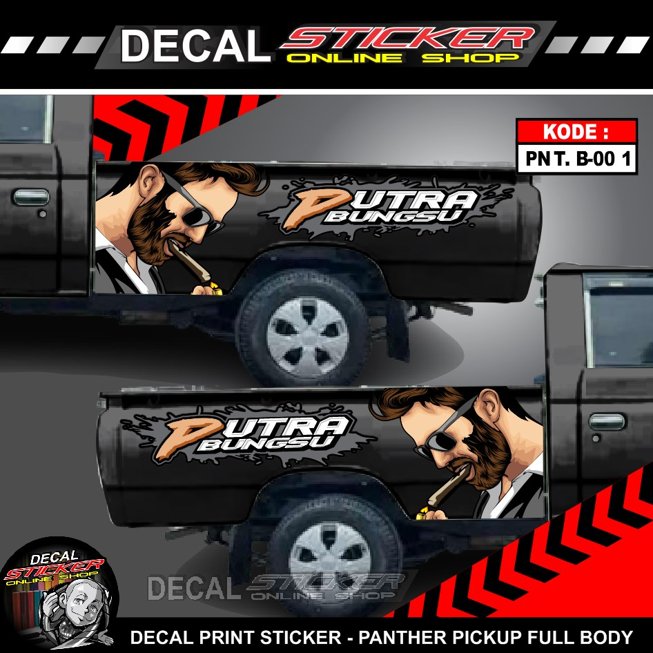 Jual STIKER STRIP BAK SAMPING PANTHER PICK UP KEREN | Shopee Indonesia