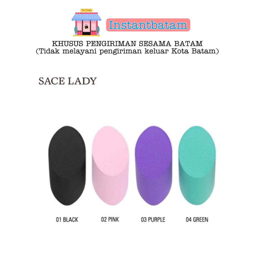 Jual 238 Sace Lady Make Up Sponge Power Puff Make Up Blender | Shopee ...