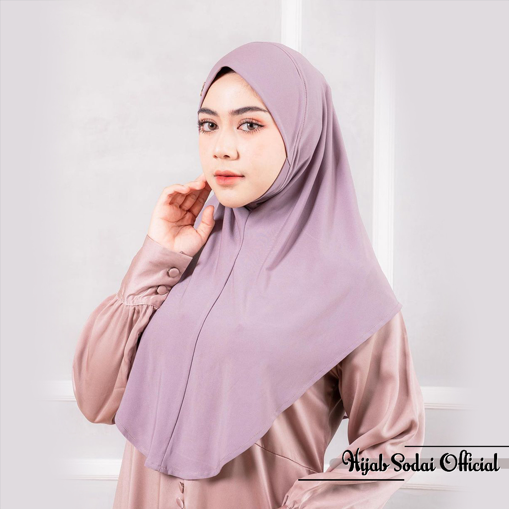Jual Jilbab Bergo Dagu Instan Malay Jersey Ukuran M | Shopee Indonesia