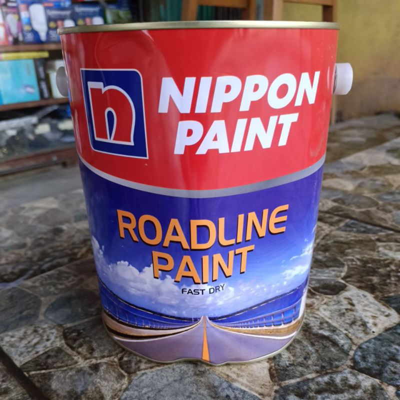 Jual Roadline Paint / Cat marka Jalan / Cat Trotoar (Green / Hijau) 5 ...