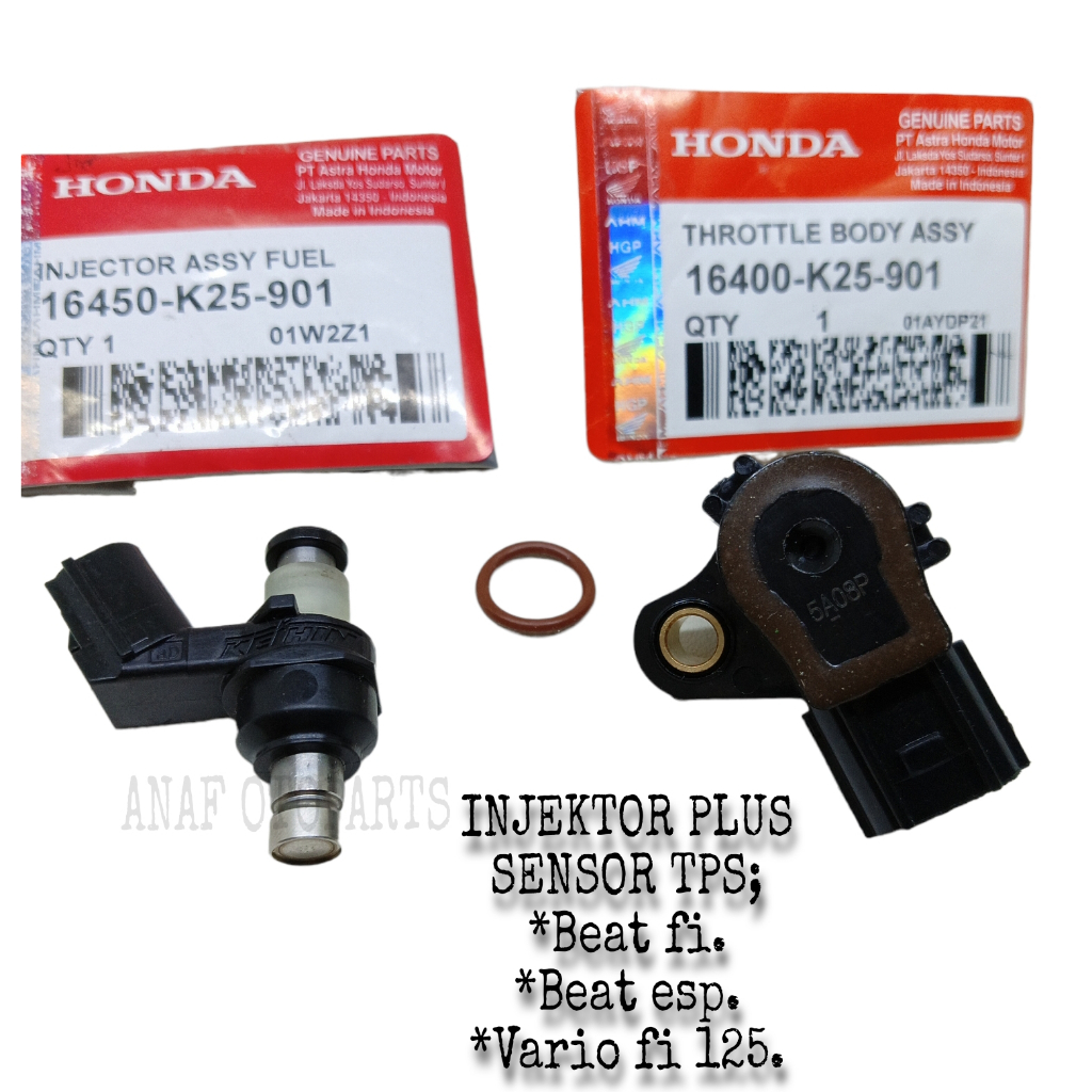 Jual PAKET 2 ITEM INJEKTOR INJECTOR+SENSOR TPS BEAT FI/BEAT ESP 2014 ...