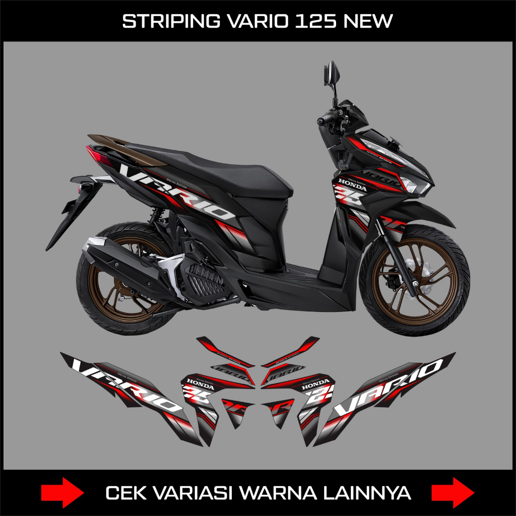 Jual Striping Sticker Vario Vario 125 New Gen2 / Stiker Lis Variasi ...