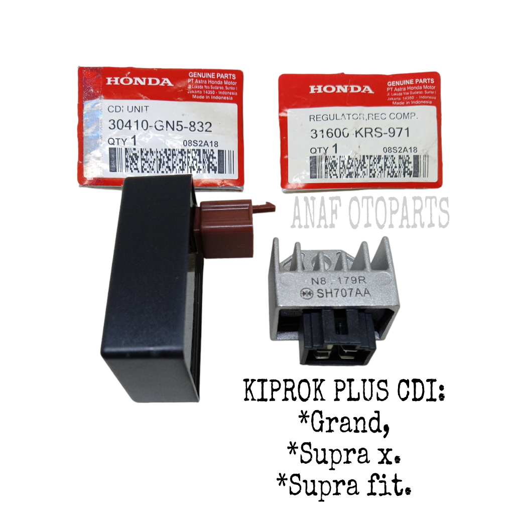 Jual CDI PLUS KIPROK HONDA GRAND/SUPRA X/SUPRA FIT/LEGENDA/PRIMA ...
