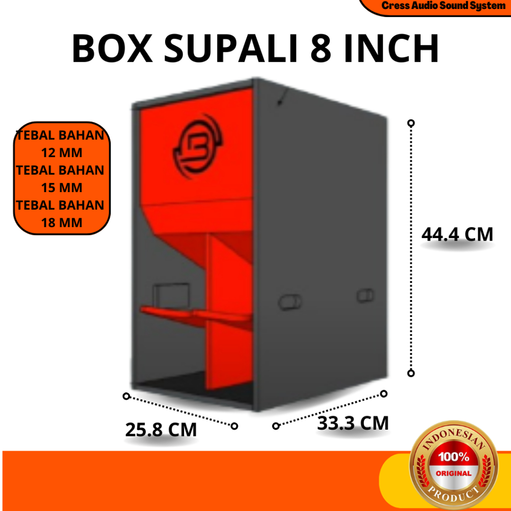 Jual Box SUPALI 8 Inch Bahan Papan Triplek | Shopee Indonesia