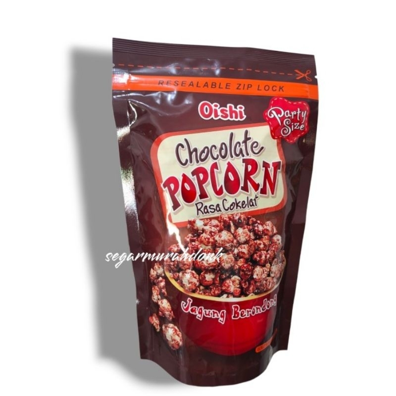 Jual OISHI POPCORN CHOCOLATE 100 gram rasa coklat | Shopee Indonesia