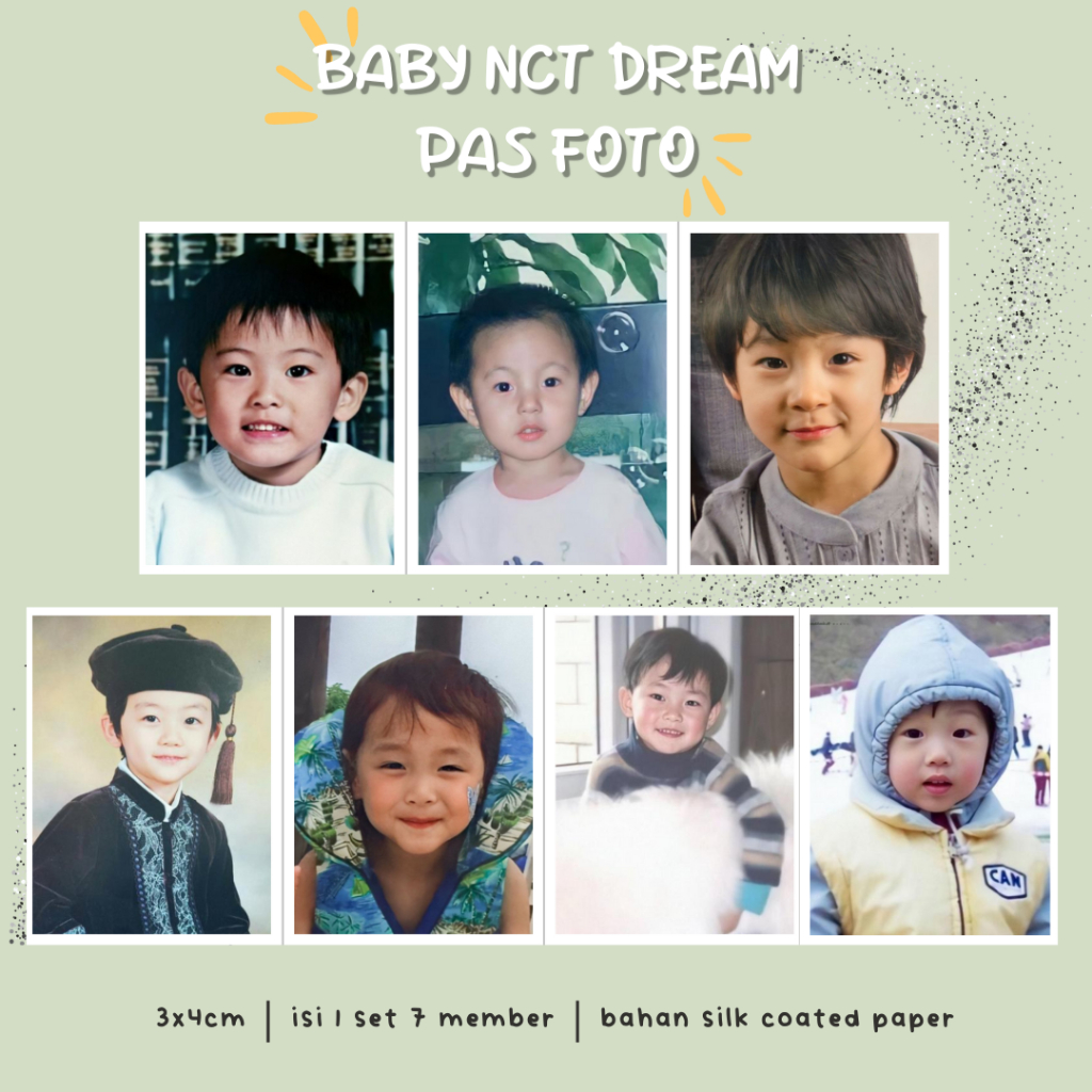 Jual PAS FOTO BABY NCT NCT 127 NCT DREAM SEVENTEEN WAYV BTS ENHYPEN 1 ...