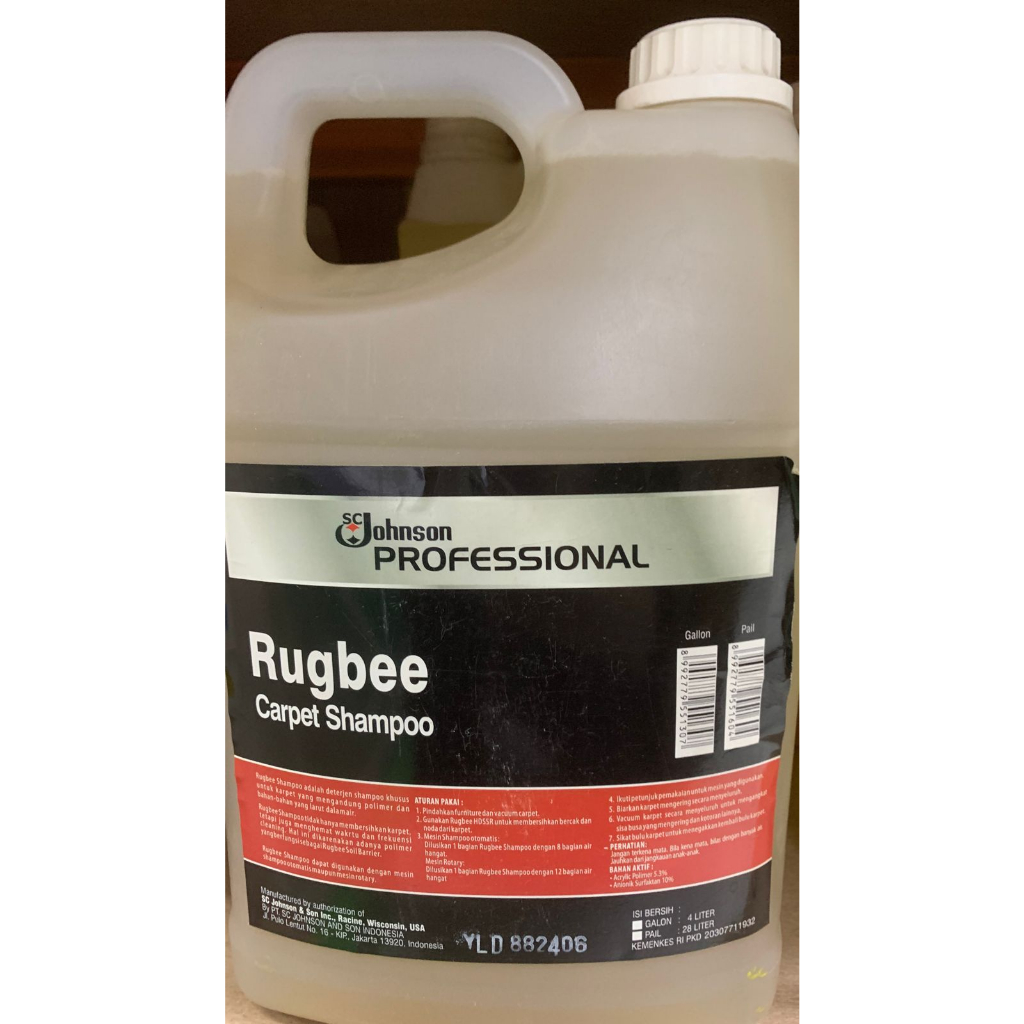 Jual Rugbee Shampo pencuci karpet sofa | Shopee Indonesia