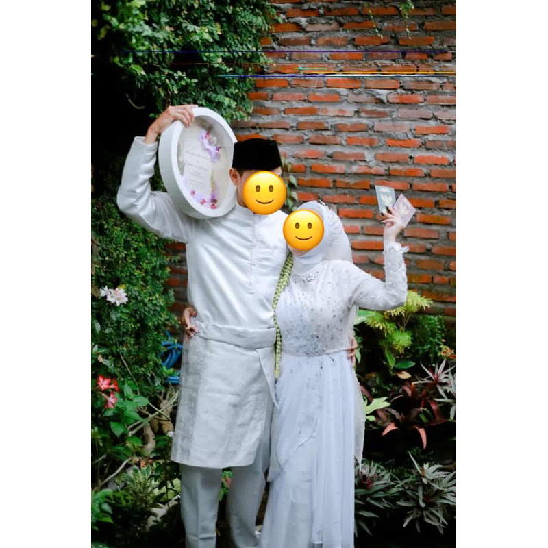 Jual BAJU AKAD MELAYU / BAJU PENGANTIN SIMPLE MEWAH / BAJU PENGANTIN ...