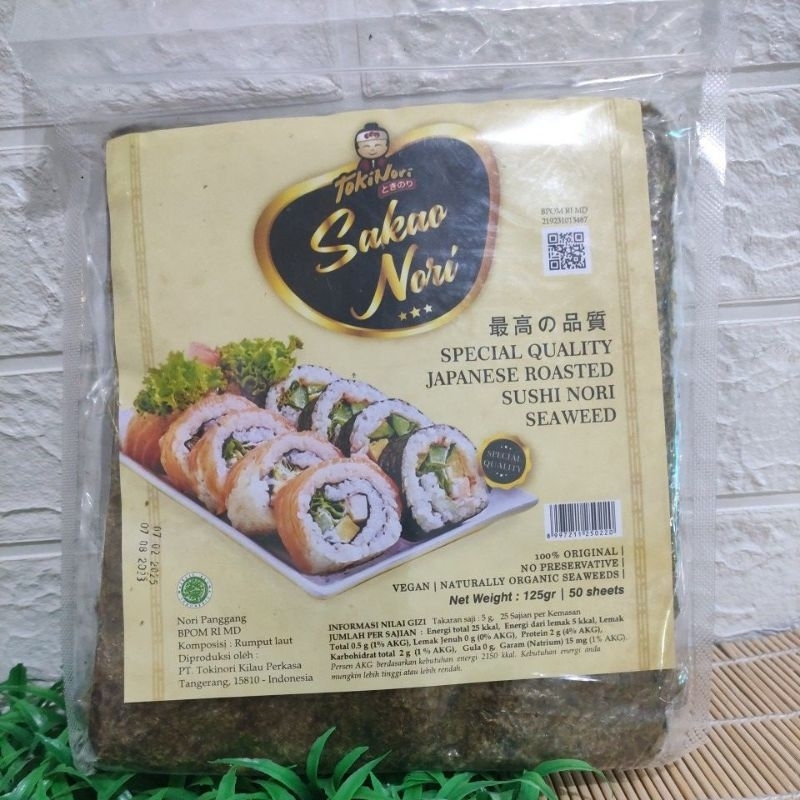 Jual Sushi Nori java superfood / Rumput Laut panggang Seaweed ini ...