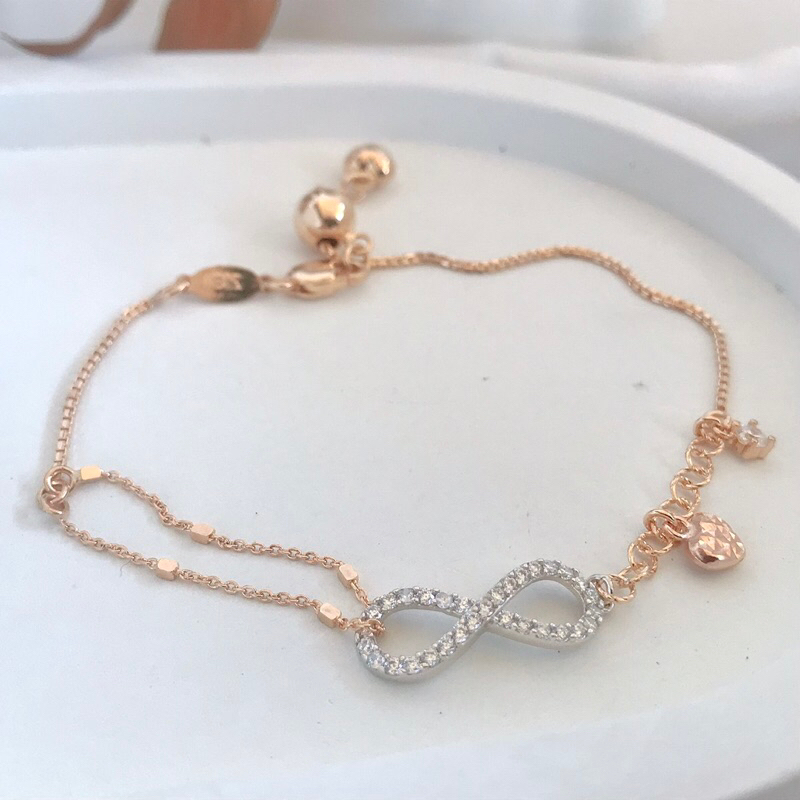 Jual Gelang Serut 8k infinity jedar double layer | Shopee Indonesia