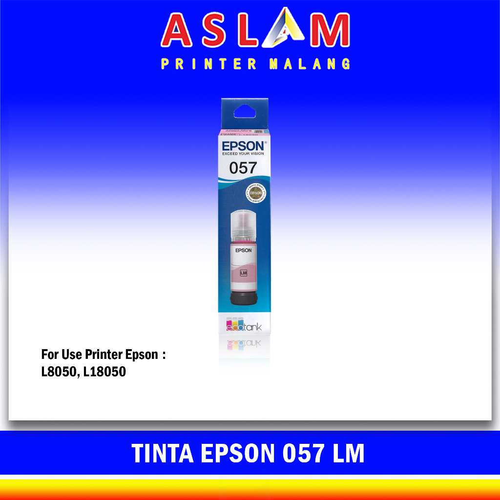Jual Tinta Epson Original 057 Tinta 6 Warna untuk Printer Epson L8050 ...