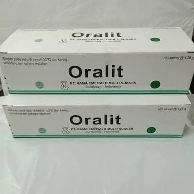 Jual ORALIT PERBOX ISI 100 SACHET - Serbuk Obat Untuk Dehidrasi Mual ...