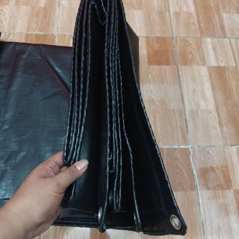 Jual Terpaulin Terpal 3x60 meter tebal A12 Hitam korea original ...