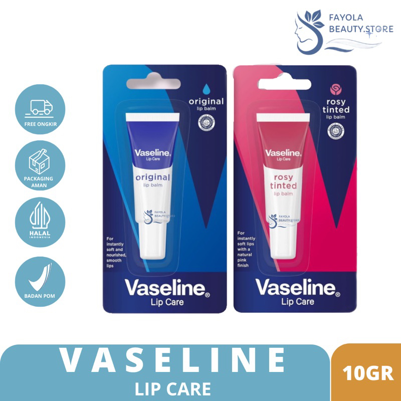 Jual VASELINE LIP CARE TINTED LIP BALM ROSY TINTED / ORIGINAL PENCERAH BIBIR | Shopee Indonesia