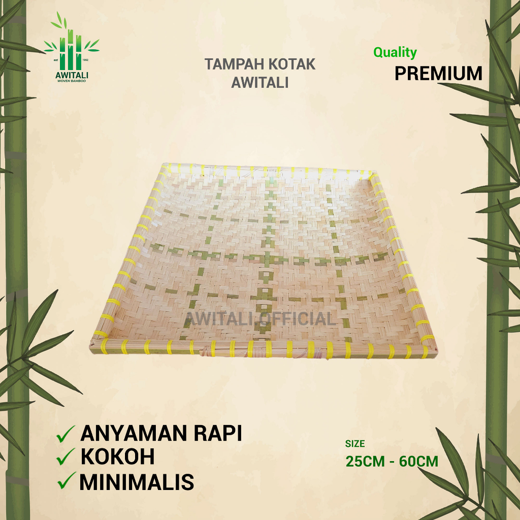 Jual AWITALI Tampah Bambu Kotak Tumpeng Nampan Anyaman | Shopee Indonesia Jual AWITALI Tampah Bambu Kotak Tumpeng Nampan Anyaman | Shopee Indonesia