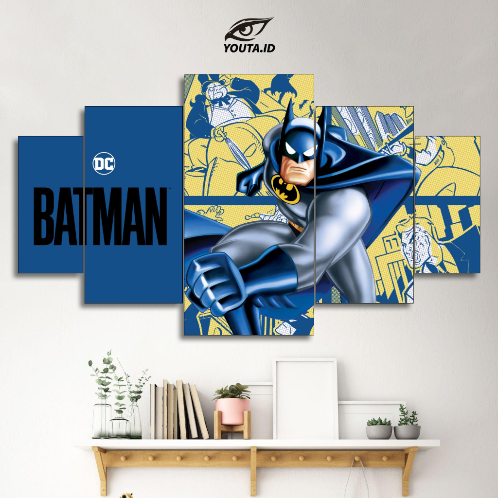Jual YOUTA.ID HIASAN PAJANGAN DINDING BATMAN POSTER BATMAN 1 SET BATMAN ...