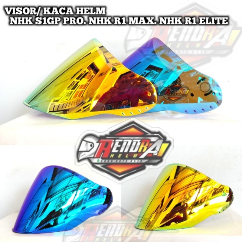 Jual VISOR/ KACA HELM NHK R1 MAX. NHK R1 ELITE IRIDIUM | Shopee Indonesia