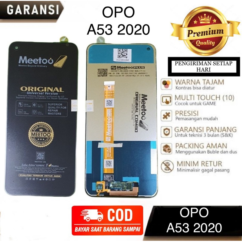 Jual Lcd Touchscreen OPPO A53 2020 Fullset ORIGINAL QUALITY | Shopee ...