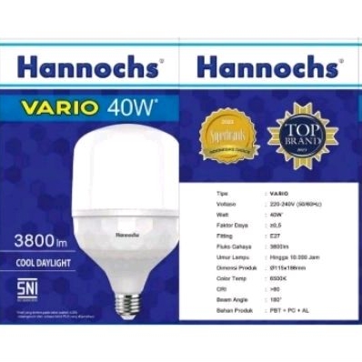 Jual Lampu Led Hannochs Vario 40 Watt | Shopee Indonesia