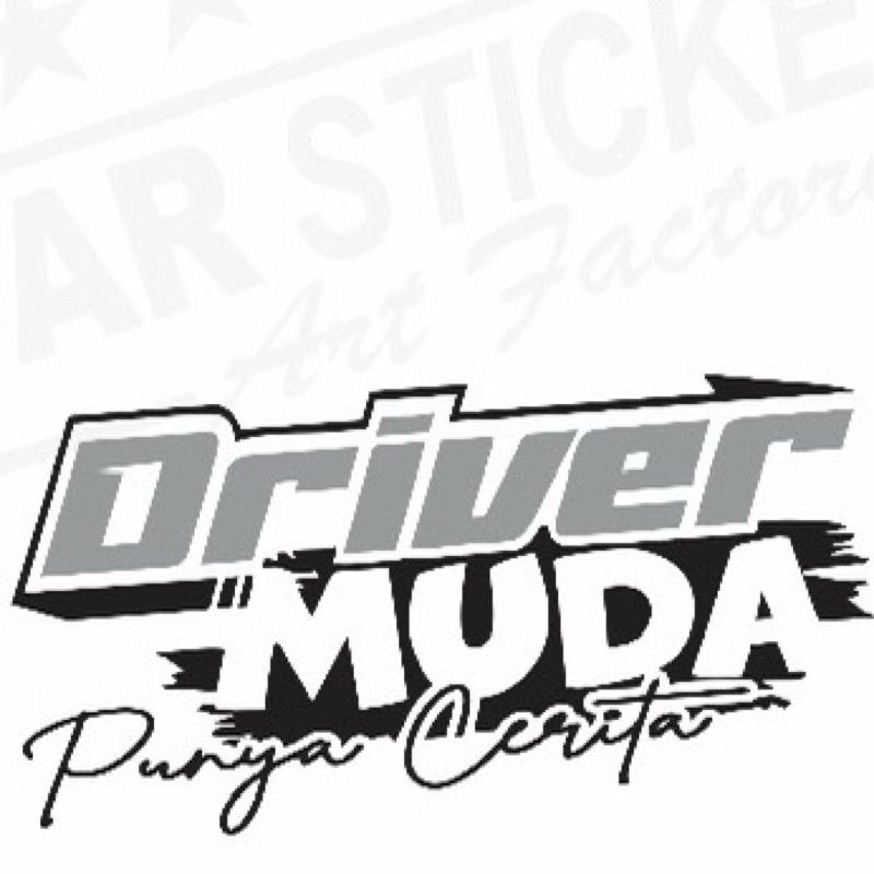 Jual stiker driver muda, cutting sticker | Shopee Indonesia