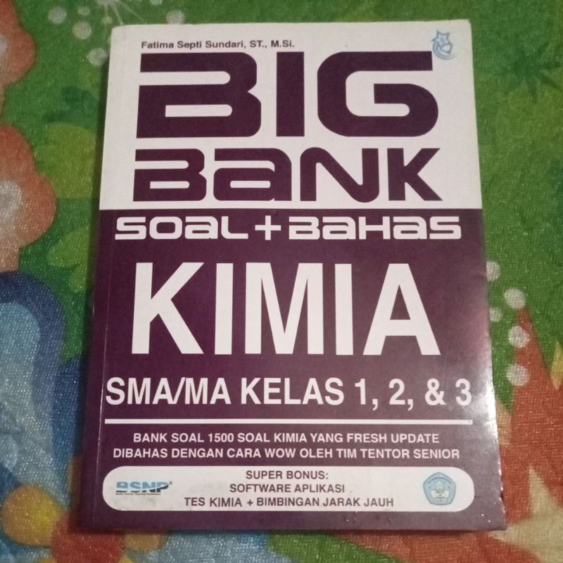 Jual BUKU BIG BANK SOAL + BAHAS KIMIA KELAS 1.2.3 SMA PENERBIT BINTANG WAHYU | Shopee Indonesia