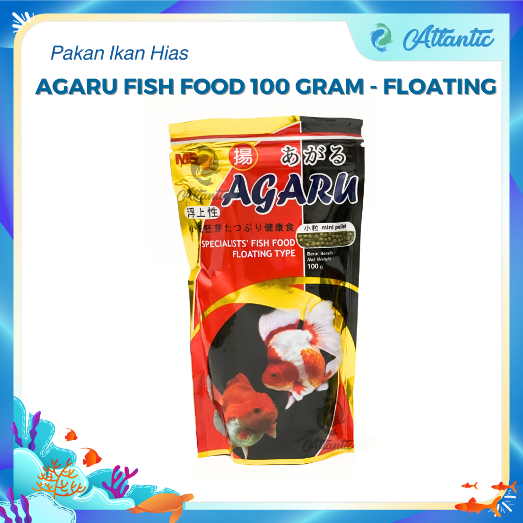 Jual Agaru Fish Food Floating Mini Pellet 100 Gram 100gr Pakan Ikan ...
