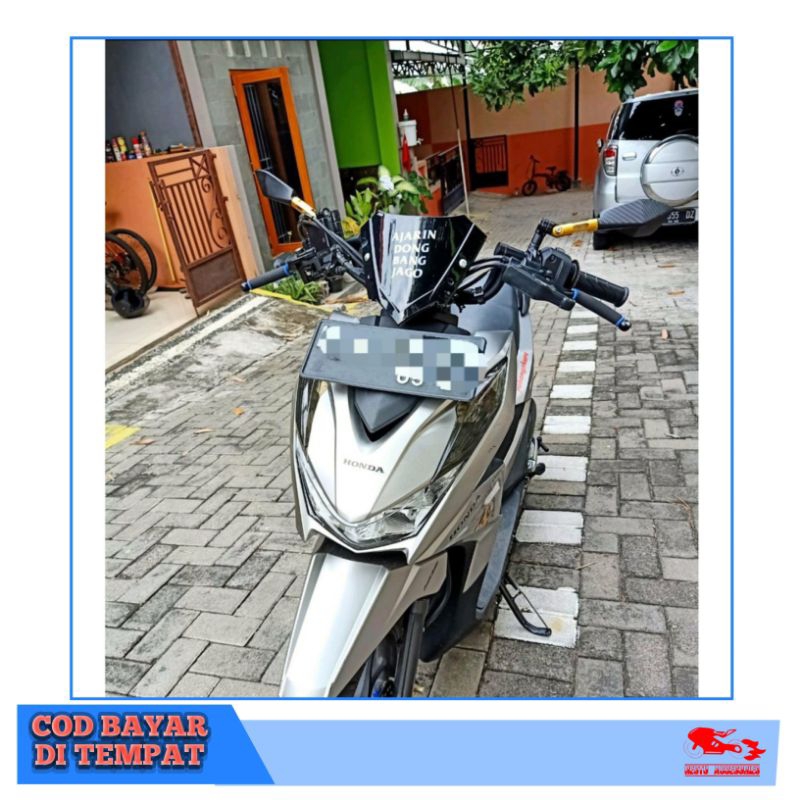 Jual Visor Beat Steet 2018-2023 Tameng Depan Honda Beat Street | Shopee ...
