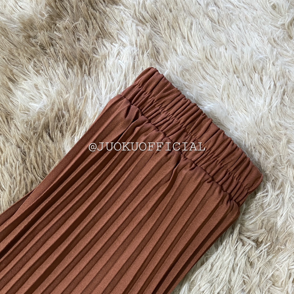 Jual Celana Kulot Plisket Midi / Celana Plisket Tanggung / Celana 7/8 ...