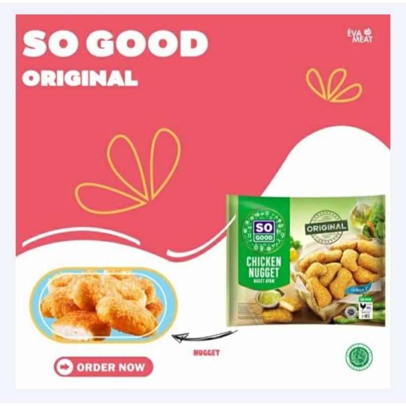 Jual So Good Chicken Nugget Original 400gr | Shopee Indonesia