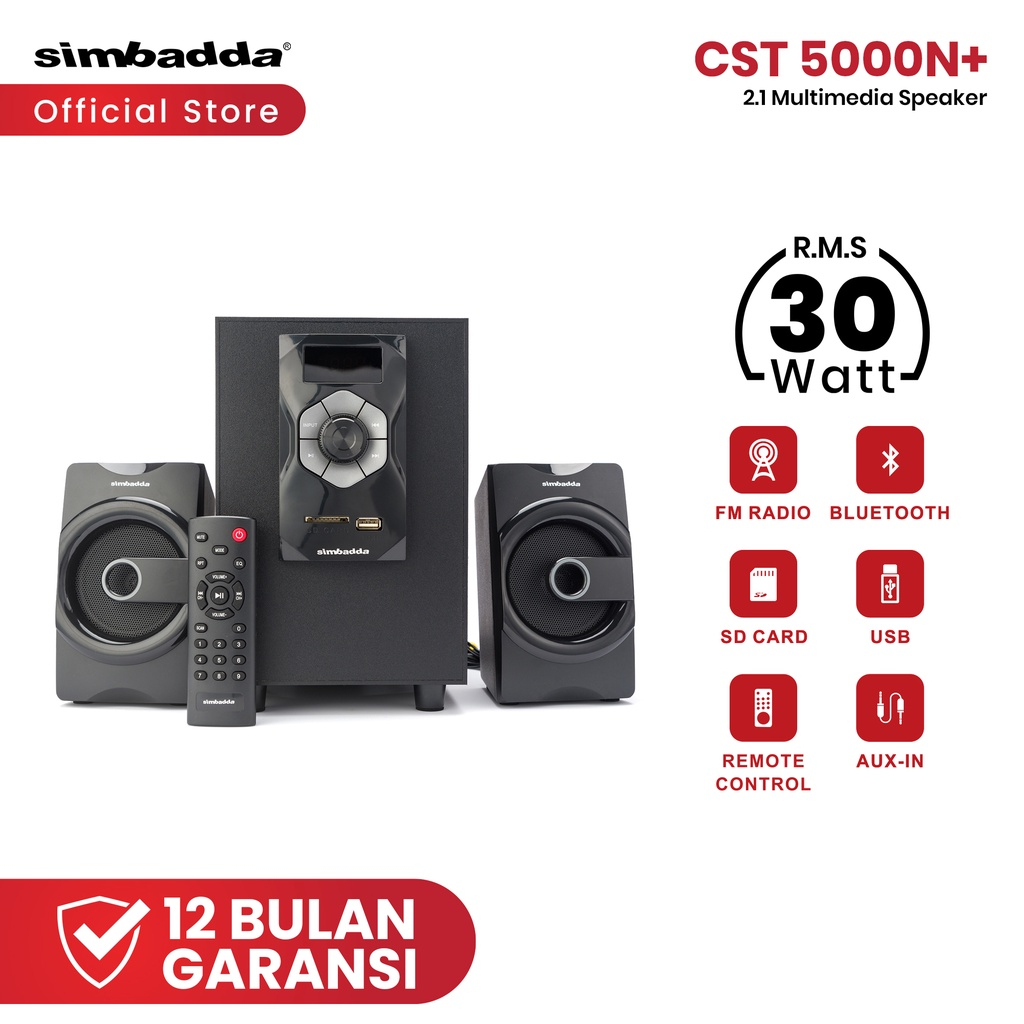 Jual Speaker Simbadda CST 5000 N+ - Subwoofer Bass Power - Bluetooth ...