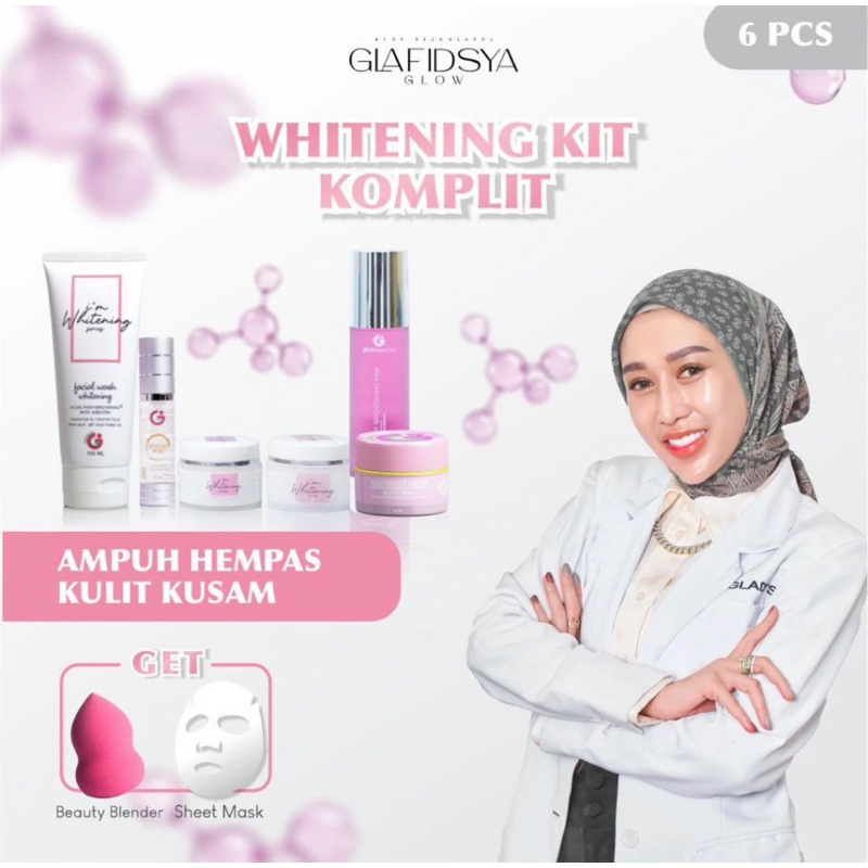Jual PAKET Whitening Dan mencerah kan | Glafidsya | Skincare | Kosmetik ...