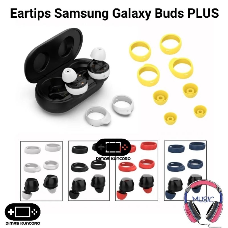 Jual Eartips Samsung Galaxy Buds PLUS silicone silikon tws cover ...