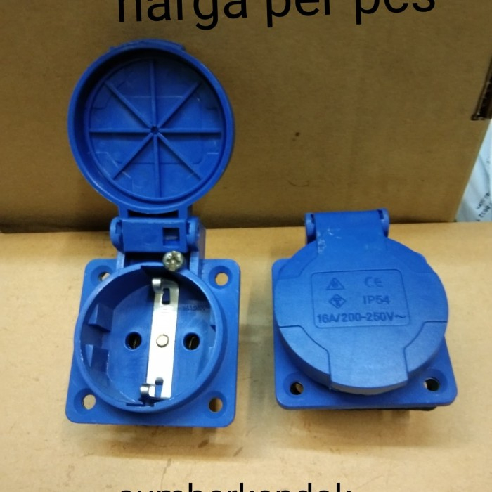 Jual INDUSTRIAL PANEL MOUNTING SOCKET FORT CEE 2P 16A 2 PIN 16A 112 STOP KONTAK PANEL | Shopee ...