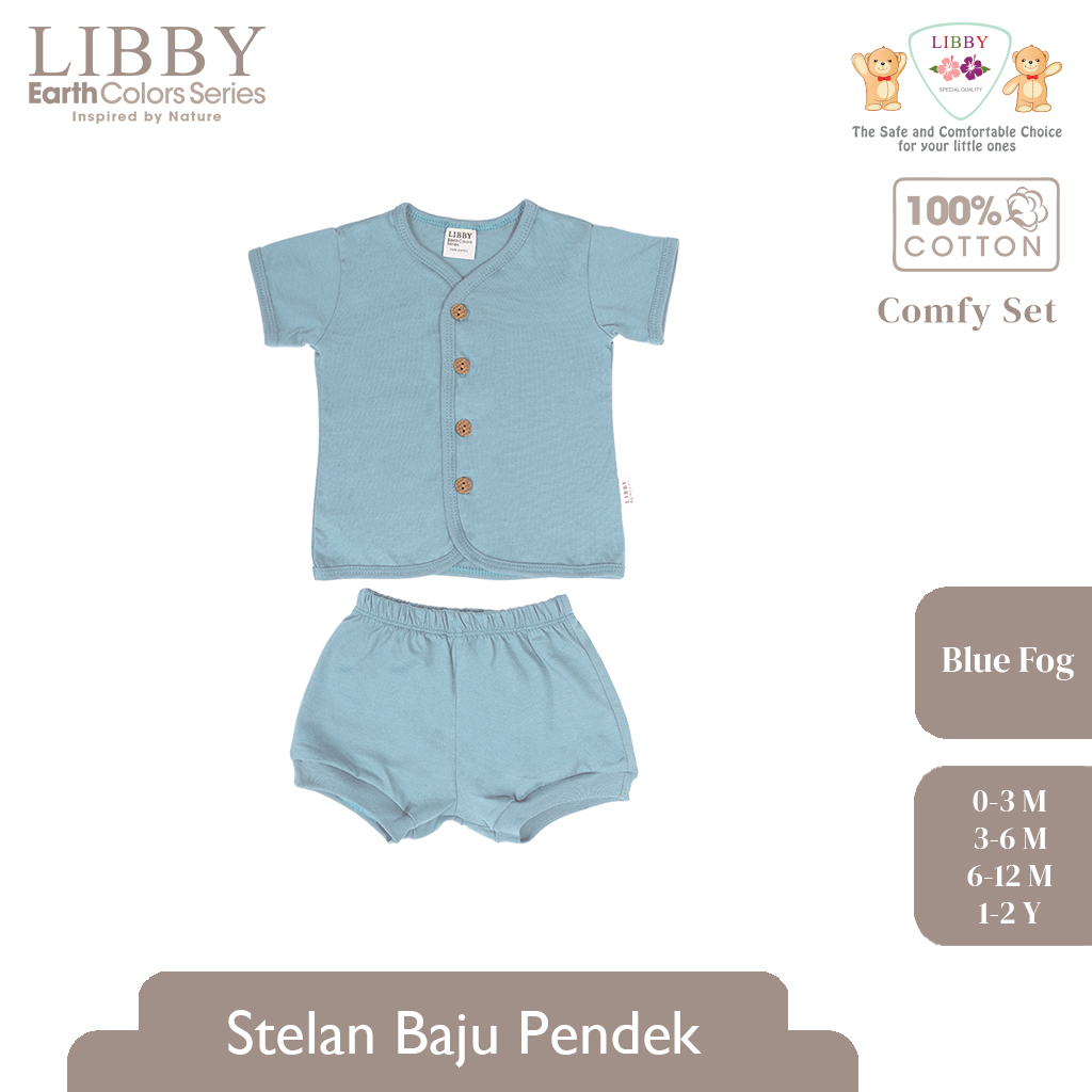 Jual LIBBY Piyama Bayi-Setelan Pendek Bayi-Baju Tidur Bayi-LIBBY EARTH ...