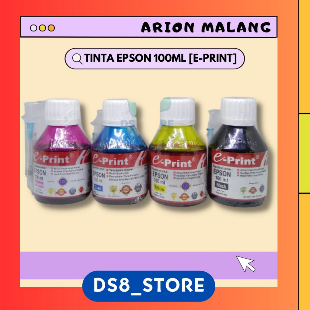 Jual [PAKET 4] Tinta Printer EPSON Universal 100 ml E-PRINT | Shopee ...